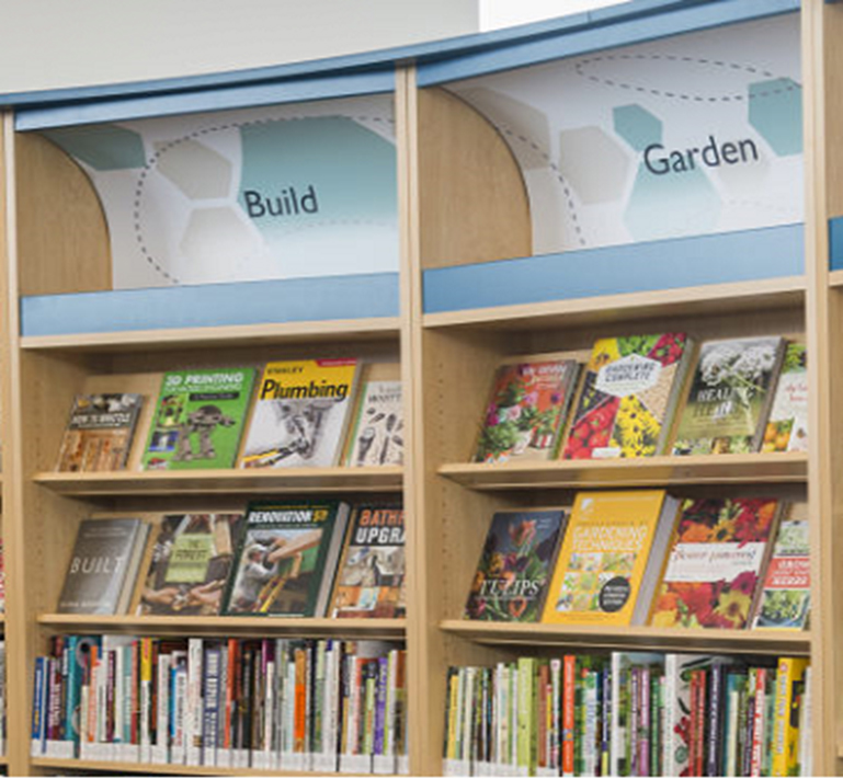 Merchandising Library Shelves